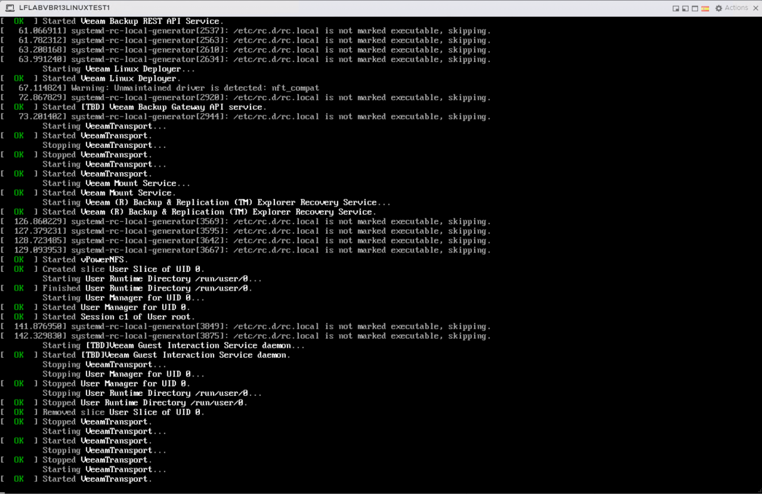 LAB- Deploying VBR13 – on Linux – OVA! – Luis Knowledge Base